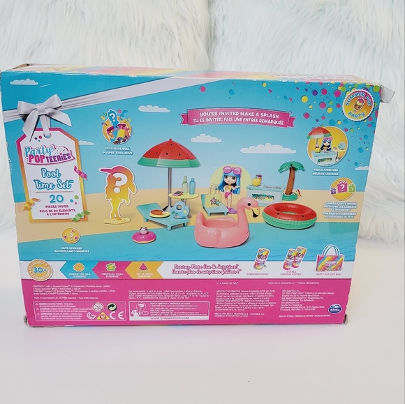 Spin Master | Toys | Party Pop Teenies Pool Time Set | Poshmark